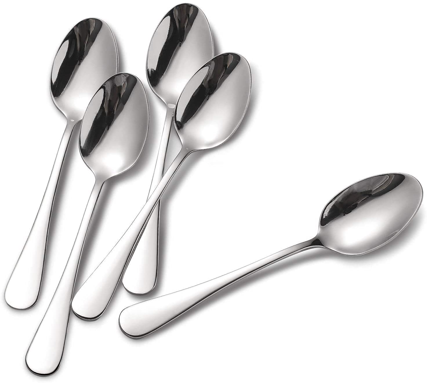 Comicfs 12-Piece Demitasse Espresso Spoons, Mini Coffee Spoon, 5 Inches Stainless Steel Small Spoons for Dessert, Tea, Appetizer