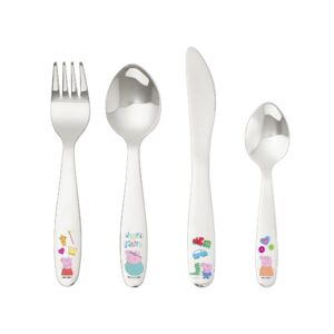 peppa pig x bamboo bamboo ® (peppa 4 piece cutlery set)