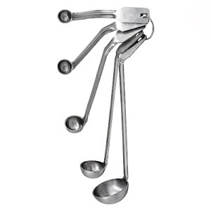 winco heavy-duty mini ladle set, 5 piece set