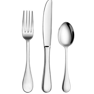 Artaste 59380 Rain 18/10 Stainless Steel Flatware 36-Piece set, Service of 12