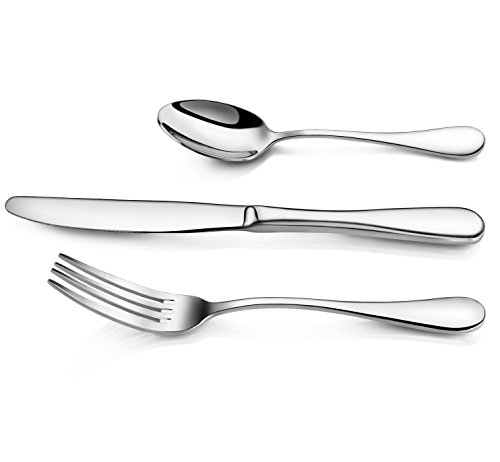 Artaste 59380 Rain 18/10 Stainless Steel Flatware 36-Piece set, Service of 12