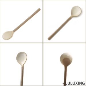 luluxing Ceramic Small Coffee Spoon Retro Small Porcelain Spoon Mini Teaspoons For Coffee Sugar Dessert Cute Tableware Pack of 3