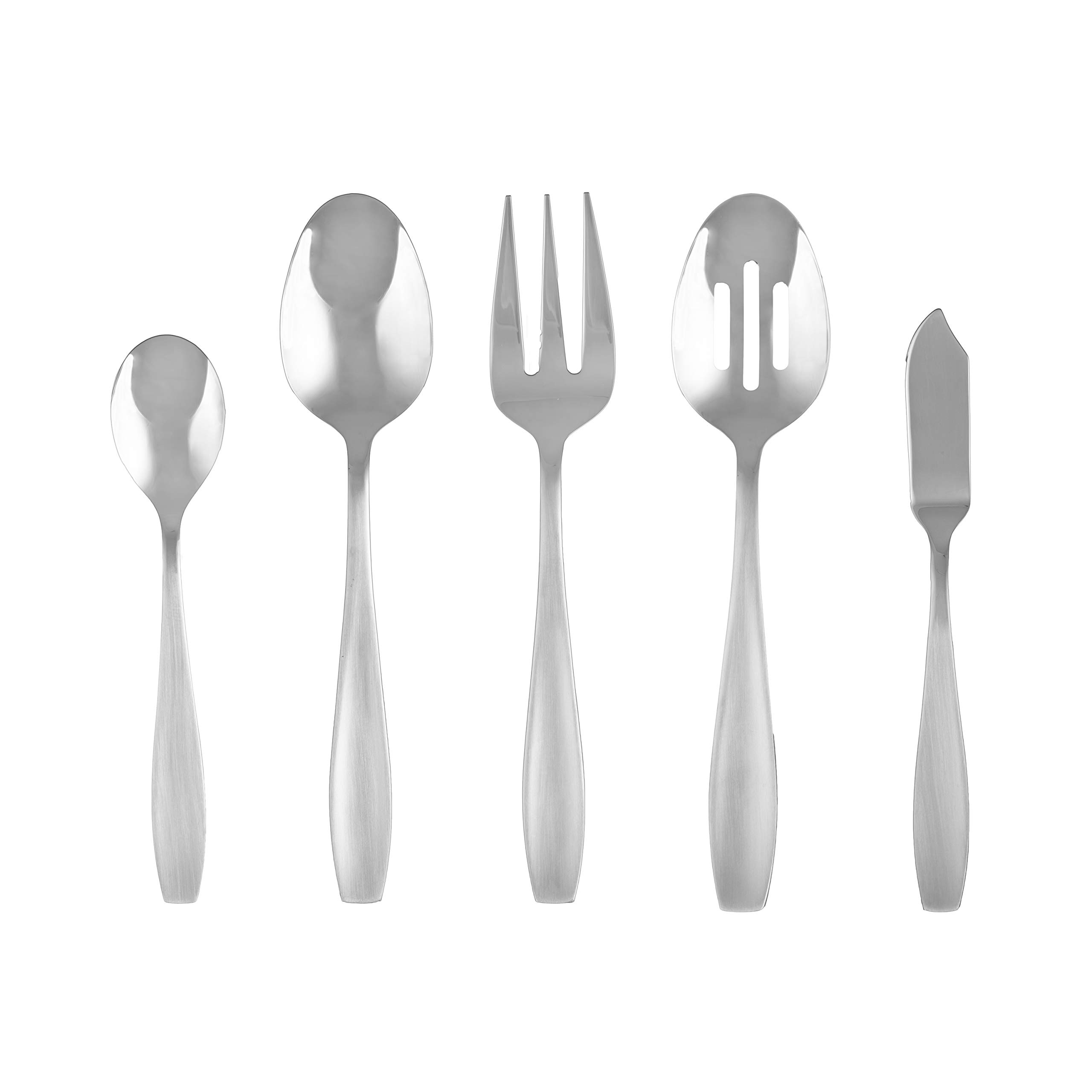 Cambridge Silversmiths Tyrus Satin Mirror 89-Piece Flatware Set