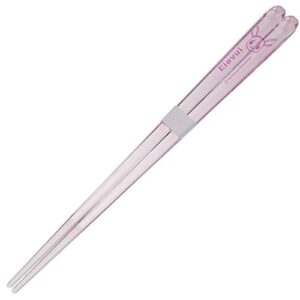 Pokemon 490546 Eevee Chopsticks Clear Chopsticks S Children's Bento Box Dishwasher-Safe Goods, 7.1 inches (18 cm), Light Pink, Made in Japan