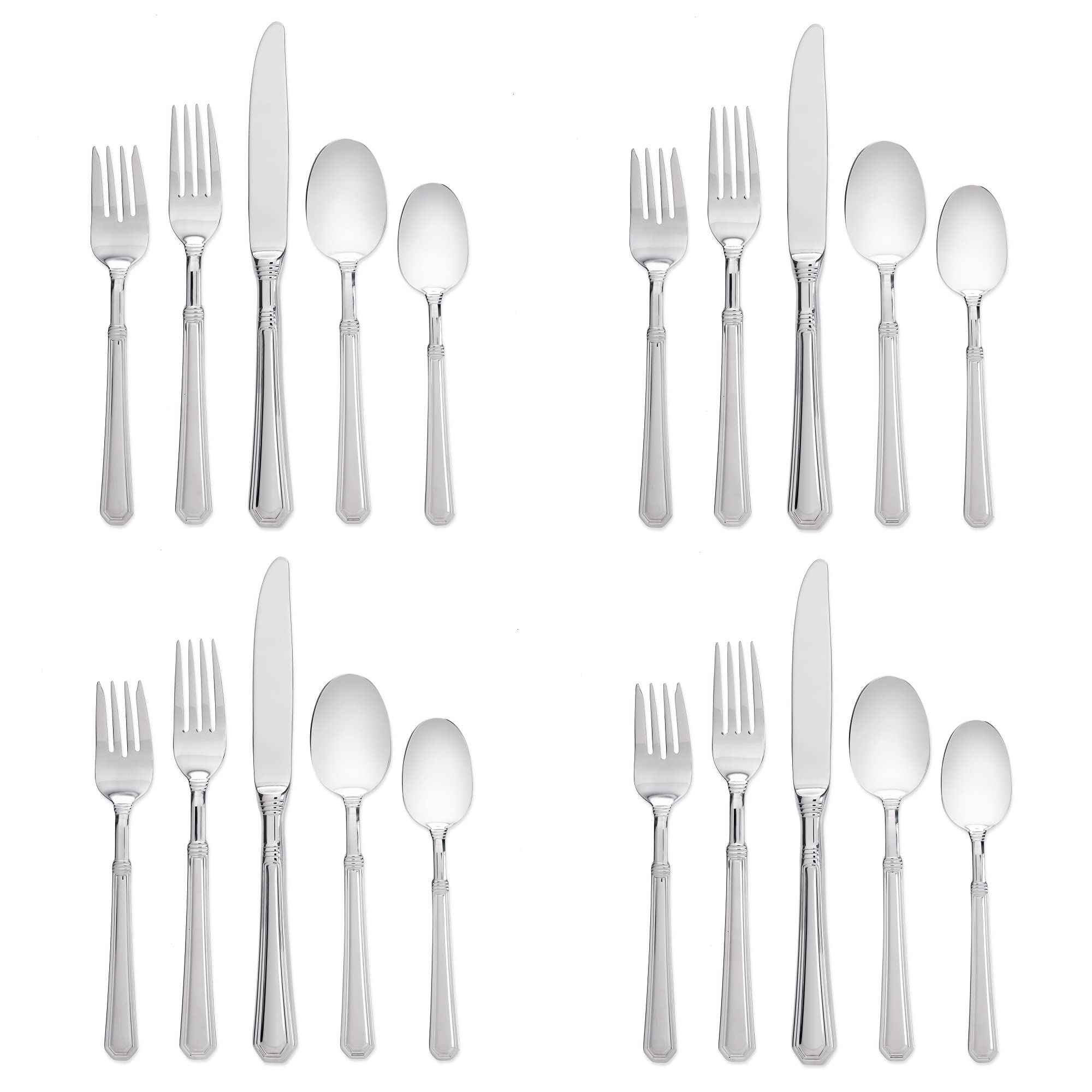 Pfaltzgraff Providence 18/10 Stainless 20pc. Flatware Set (Service for Four)