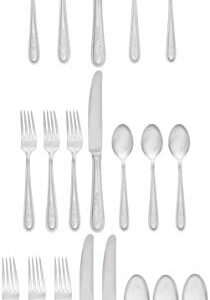 Lenox Opal Innocence Flatware, 20-Piece Set, Metallic