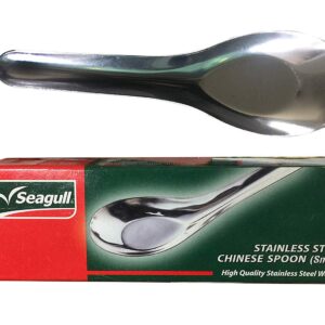 Stainless Chinese Soup Spoons, 12 pc #ISO9001