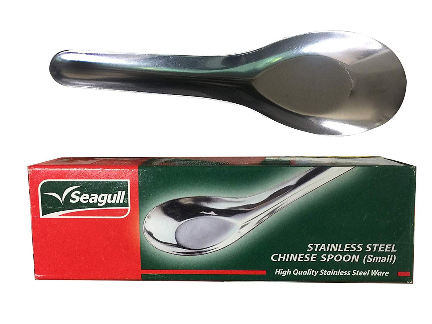 Stainless Chinese Soup Spoons, 12 pc #ISO9001