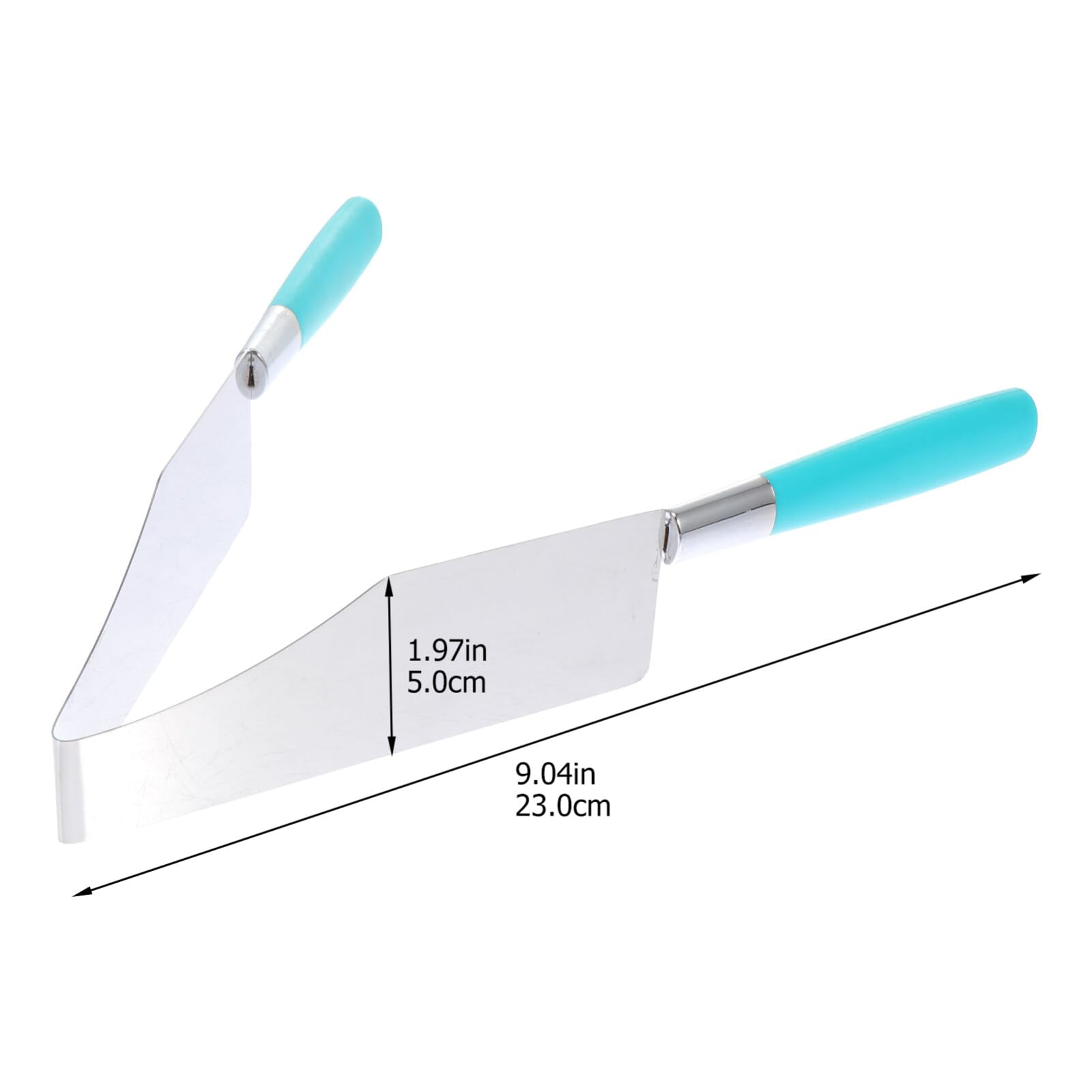 2Pcs Cake Slicer Cutters, Stainless Steel Cake Slicer, Better Quality and More Stable Cake Lifter Tools Pie Knife, Cake Pie Cutting for Cakes, Pie, Desserts Bread and Pizza (Random Color)