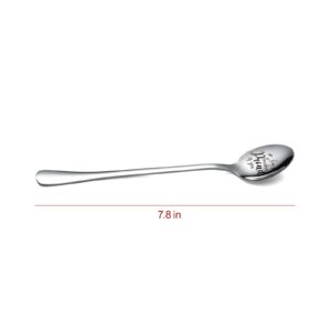 Ming Heng I'm So Freakin Proud of You Motivational Engraved Stainless Steel Spoon, Best Coffee Spoon Dessert Spoon Gifts for Men Women Graduates,family, friend Birthday Graduation Christmas Gifts