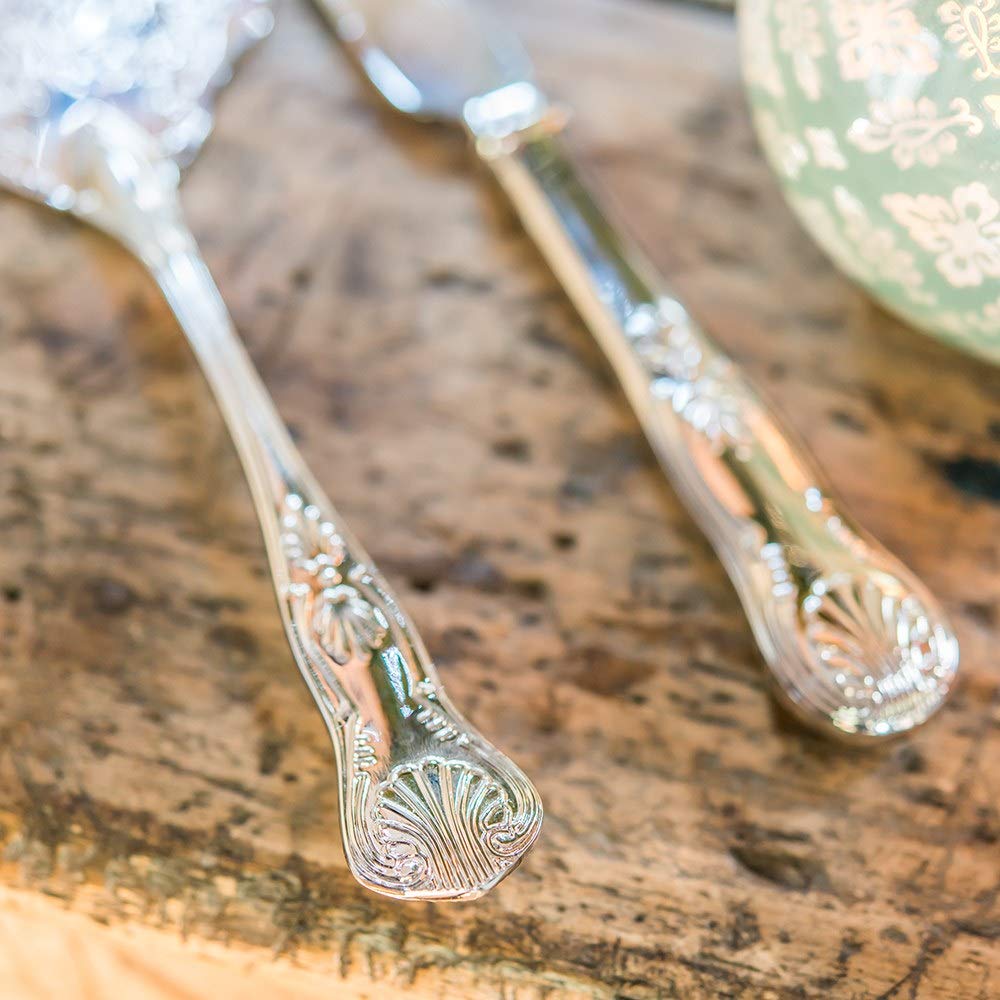 Vintage Inspired Silver Cake Knife and Server Style 9530