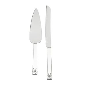 vera wang wedgwood love knots stainless cake knife & server