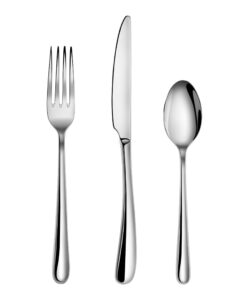 artaste 56518 rain ii forged 18/10 stainless steel flatware 36-piece set, service for 12