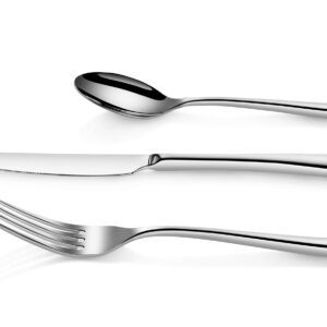 Artaste 56518 Rain II Forged 18/10 Stainless Steel Flatware 36-Piece Set, Service for 12