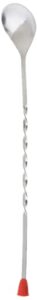 winco bps-11 bar spoon, medium, silver