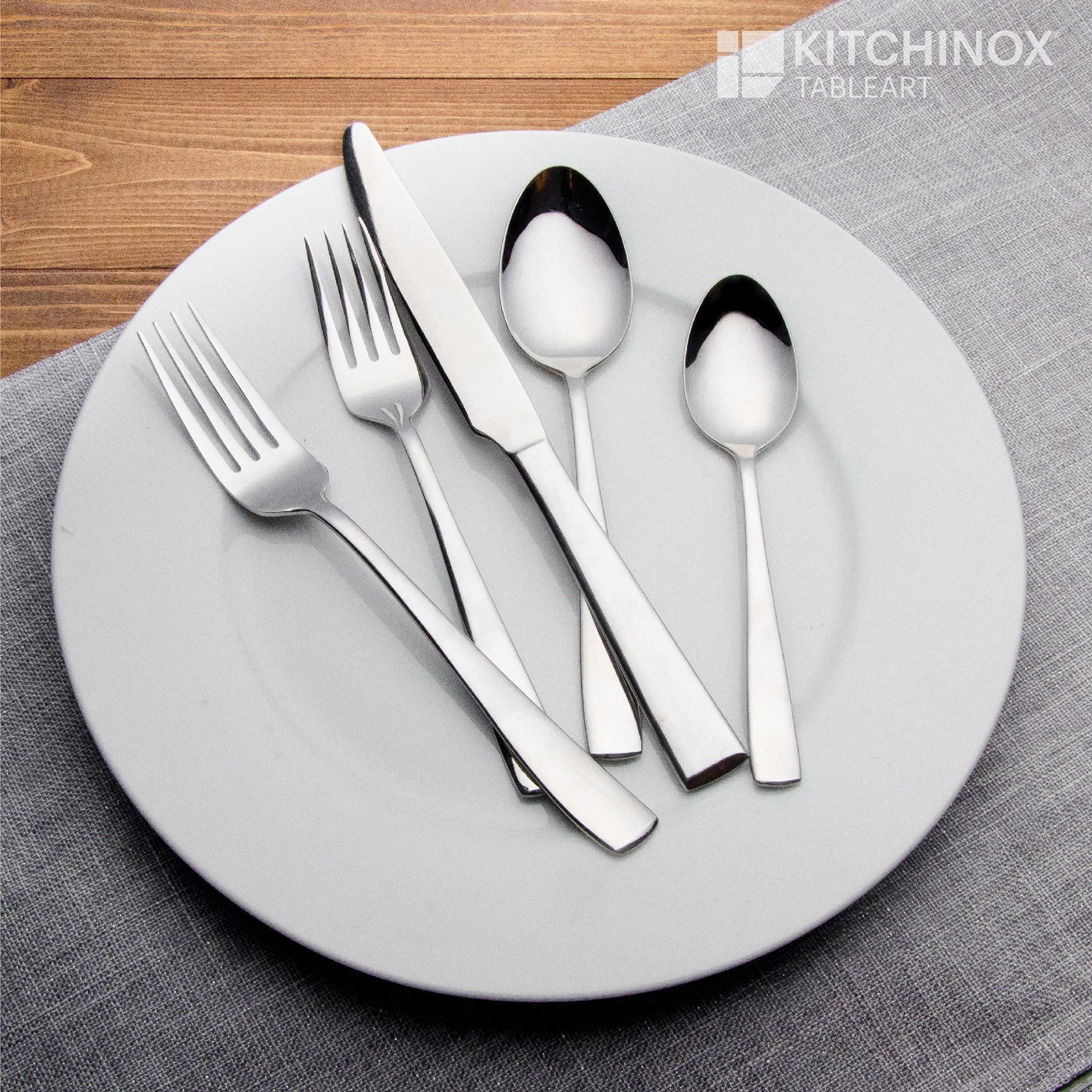 Kitchinox Flatware, Service for 4/20 Piece Set, Julia