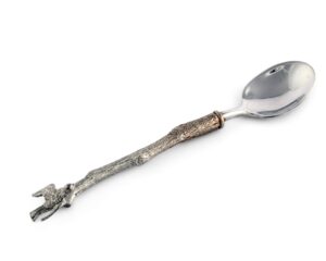 vagabond house pewter song bird jam/jelly/fruit/dip spoon 6 inch long