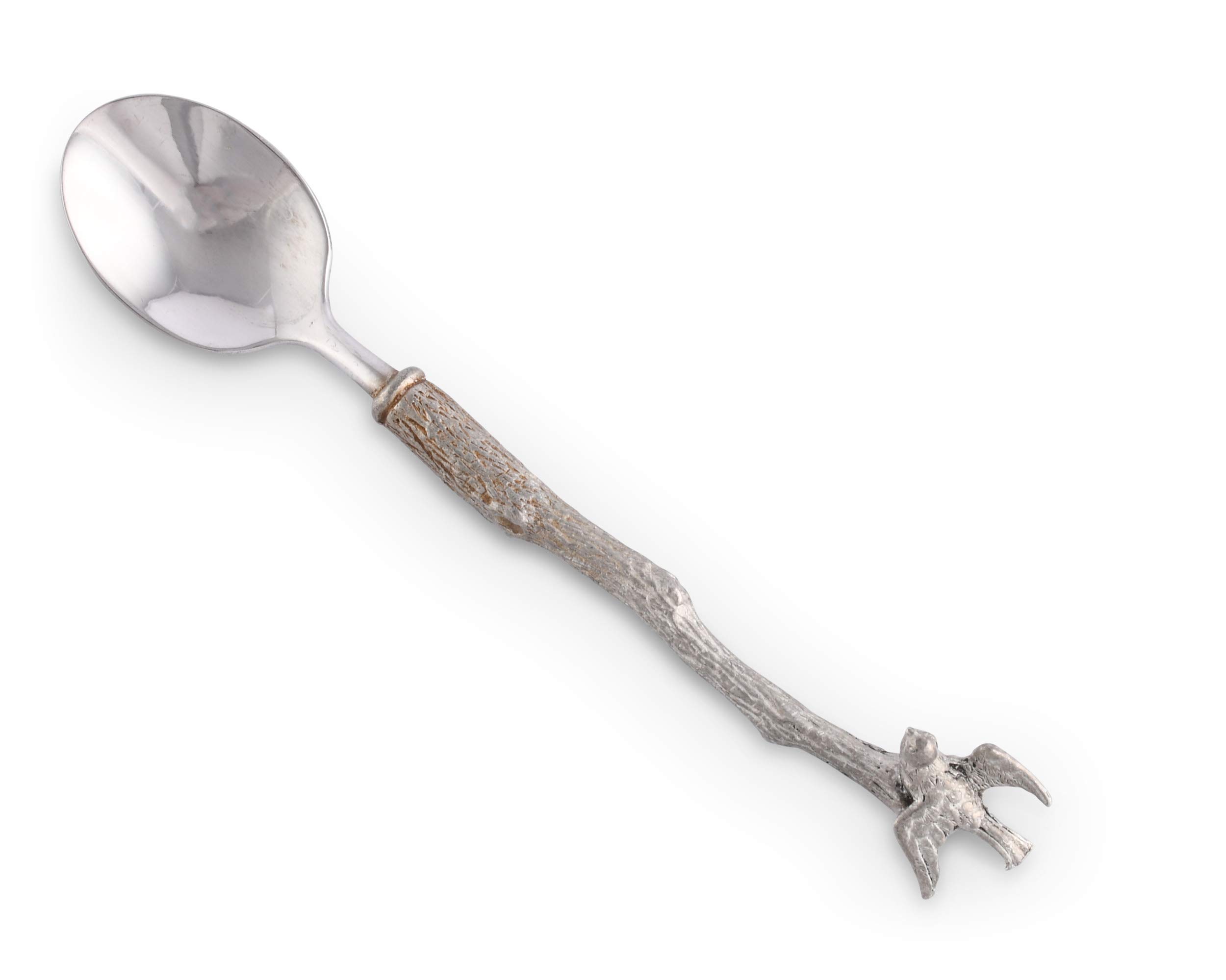 Vagabond House Pewter Song Bird Jam/Jelly/Fruit/Dip Spoon 6 inch Long