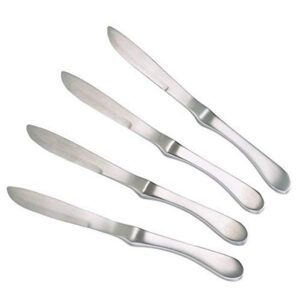 knork forged original dinner knife open stock, matte, 4 piece set