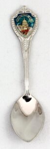 washington d.c. souvenir collectible mini spoon 3" lpco