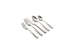 cambridge silversmiths cerys mirror 20-piece flatware set, service for 4