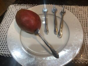 mango forks set of 4