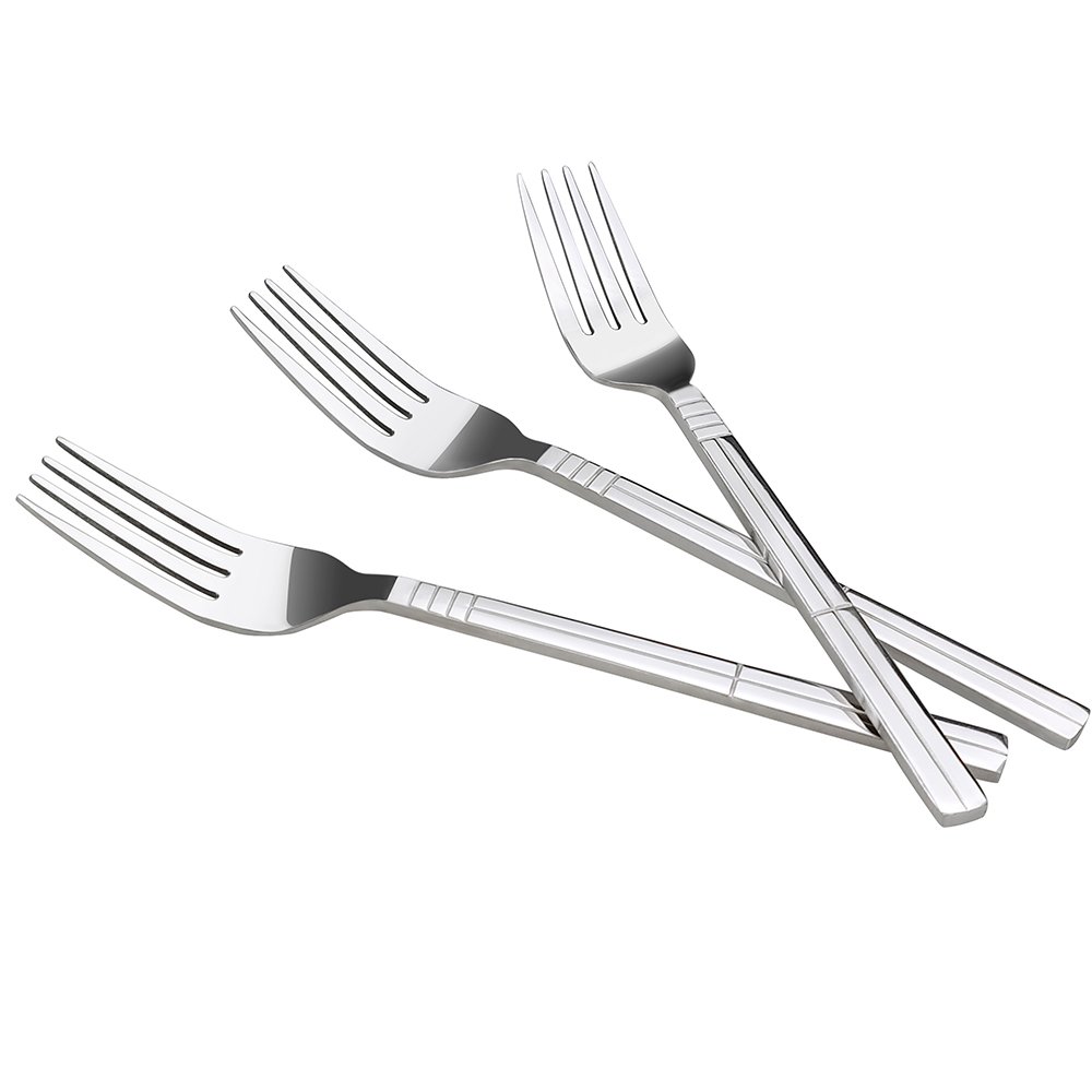 EudokkyNA Stainless Steel Table Forks, Dinner Fork Set of 12