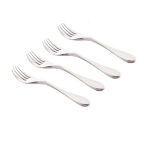 child set fork, 4 piece set, forged, matte