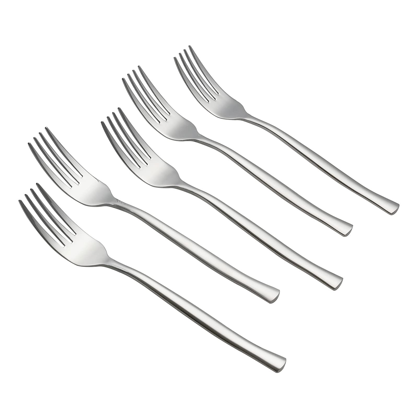 Qskely 12 Pieces Dinner Forks, Stainless Steel