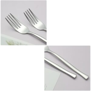 Qskely 12 Pieces Dinner Forks, Stainless Steel