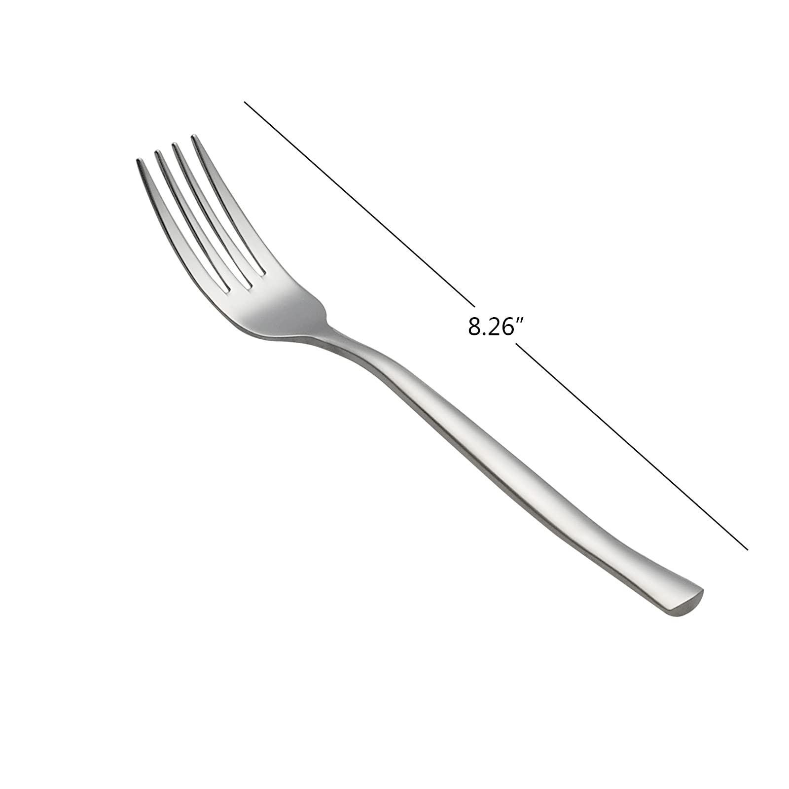 Qskely 12 Pieces Dinner Forks, Stainless Steel