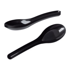 karat u2015b med-heavy weight asian soup spoon - black -1,000 ct