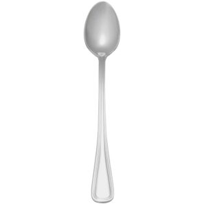 (Set of 12) Tuscany Iced Tea Spoons with Long Handles, Heavy Weight 18/0 Stainless Steel Restaurant/Catering Silverware Flatware Spoons, Commercial Quality Teaspoon Set