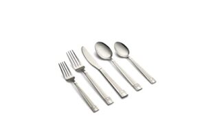 cambridge silversmiths axis sand 20-piece flatware set, service for 4,silver