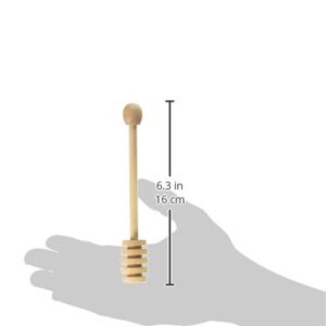 Norpro Beechwood Honey Dipper, 6"