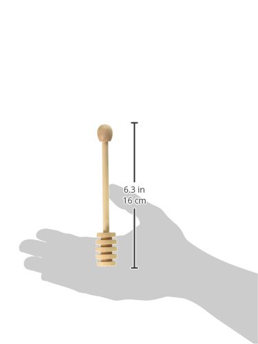 Norpro Beechwood Honey Dipper, 6"