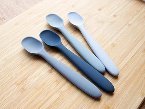 Lila & Jack 4pc Silicone Baby Feeding Spoon Set