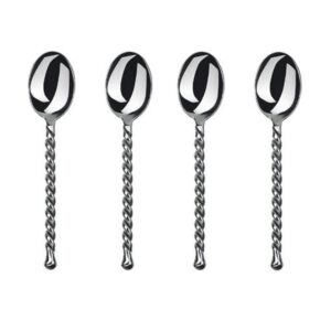 gourmet settings silver tear 18/10 stainless steel teaspoon (set of four)