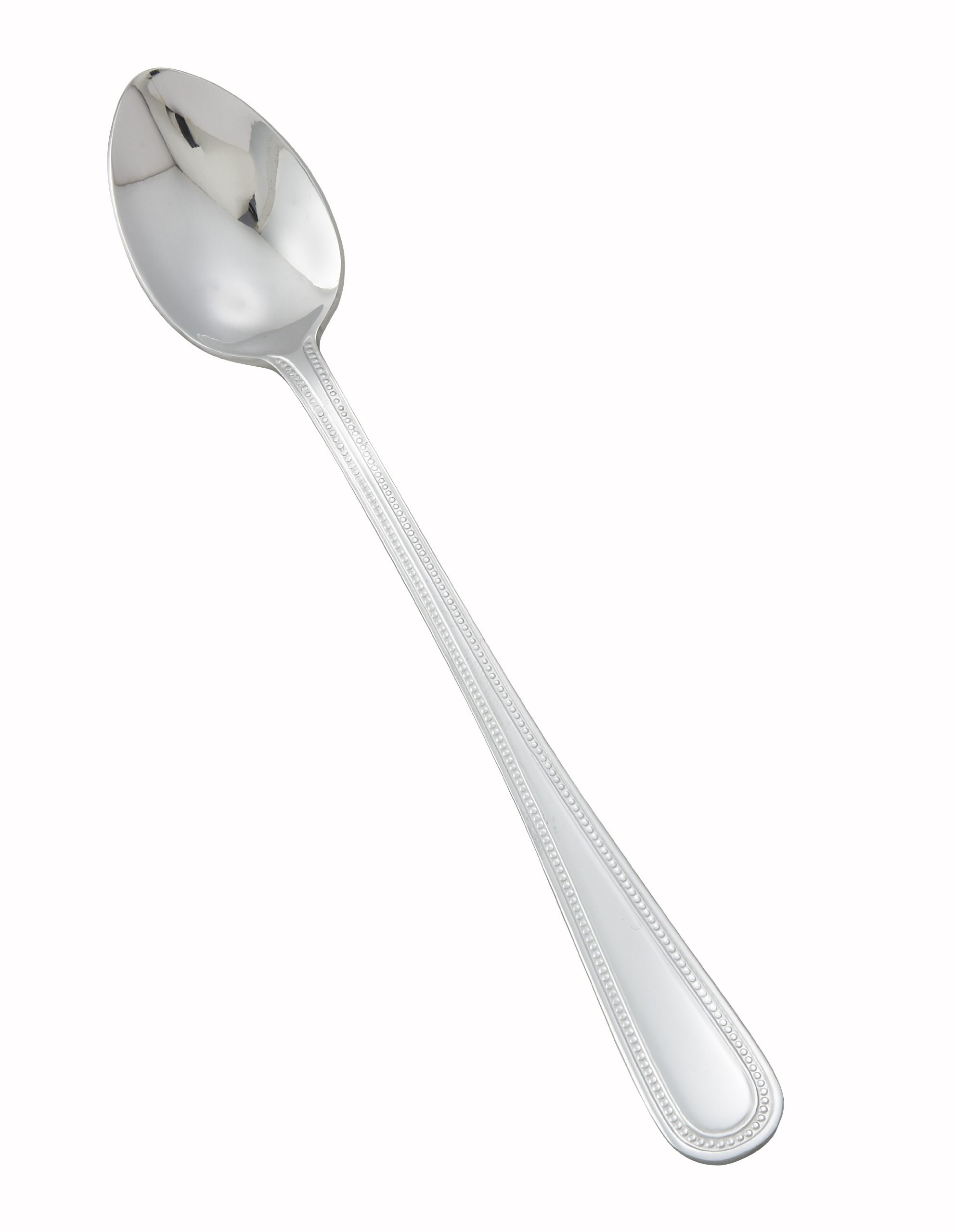 Winco 12-Piece Dots Iced Teaspoon Set, 18-0 Stainless Steel,Silver