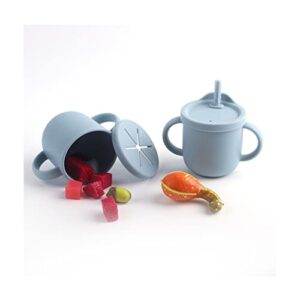 Make Mealtime Hassle-Free with Our 9-Piece Silicone Feeding Set - Perfect for Baby Led Weaning - BPA-Free and Easy to Clean