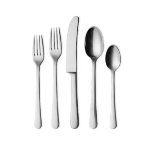 georg jensen copenhagen 5-piece stainless steel flatware, 18/8