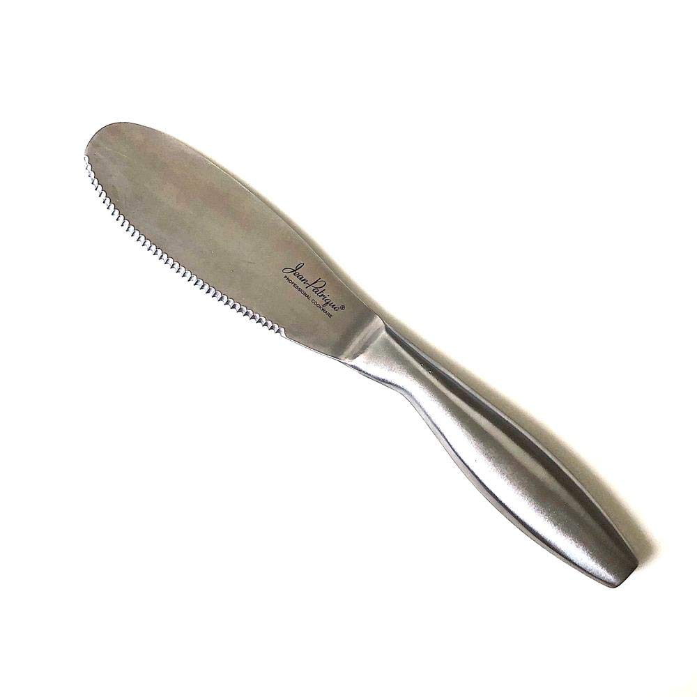 Jean-Patrique Butter Knife and Spreader | A butter knife and spreader with one smooth, rounded edge for spreading and one serrated edge for slicing fresh ingredients | From