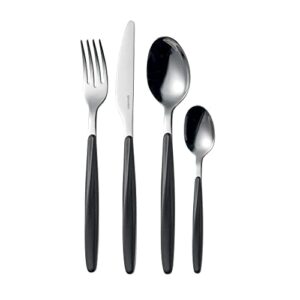 guzzini my fusion cutlery, 16.8 x 7.5 x 25.5 cm, black