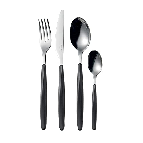 Guzzini My Fusion Cutlery, 16.8 x 7.5 x 25.5 cm, Black