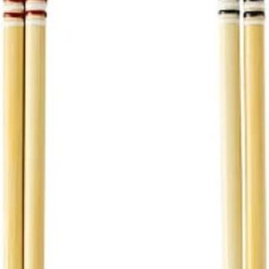 Asahi Koyo 2 Pairs Set Cooking Serving Long Chopsticks Dishwasher Safe 10.6 Inches Red and Black Made in Japan