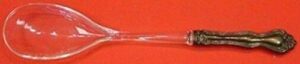 george and martha by westmorland sterling silver salad serving spoon w/plastic