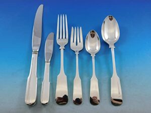 old english tipt by gorham sterling silver flatware set 12 dinner service 78 pcs