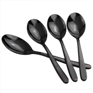 vababa 8-piece stainless steel large buffet serving spoon, sliver, f