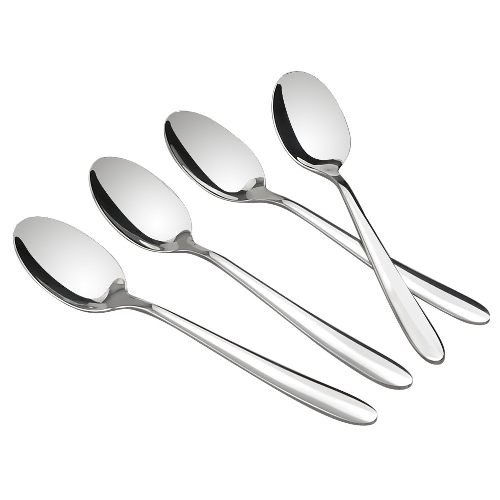 Kekow 12-Piece Stainless Steel Dessert Spoons