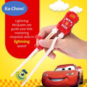 Stitch & Lightning McQueen Chopsticks for Right-handed Children Kids, 2 pairs